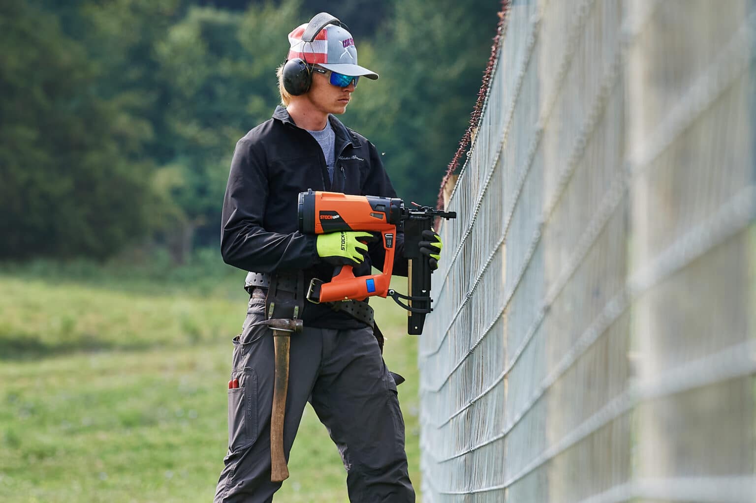 Cordless Fencing Stapler | Pneumatic Post Stapler Gun | Fencing Guns