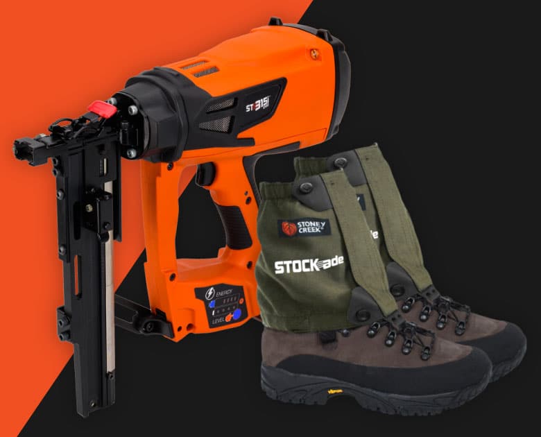 Fence Post Batten Stapler Gun | Cordless & Pneumatic Batten stapler gun